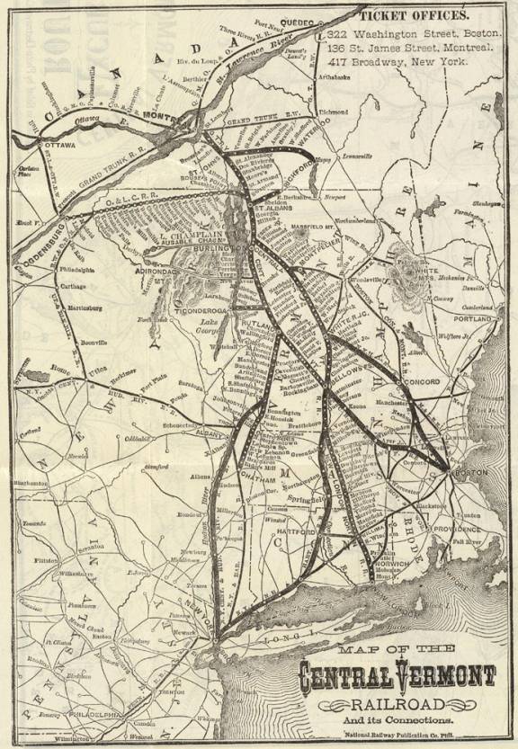 1879 CVR Rail Map